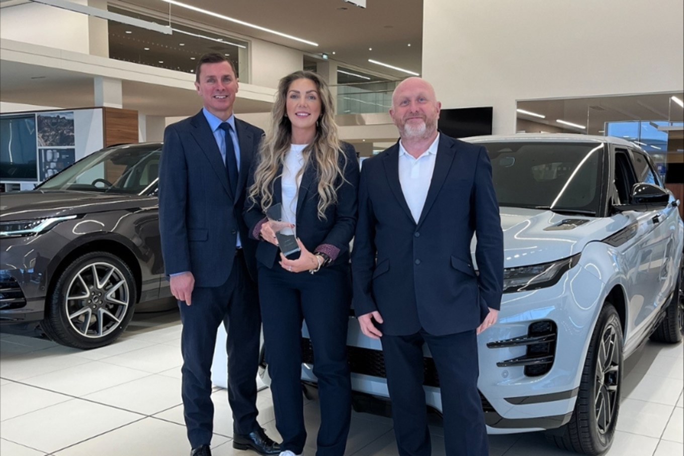 Lloyd Land Rover Triumph at the 2024 JLR Colleague of the Year Awards