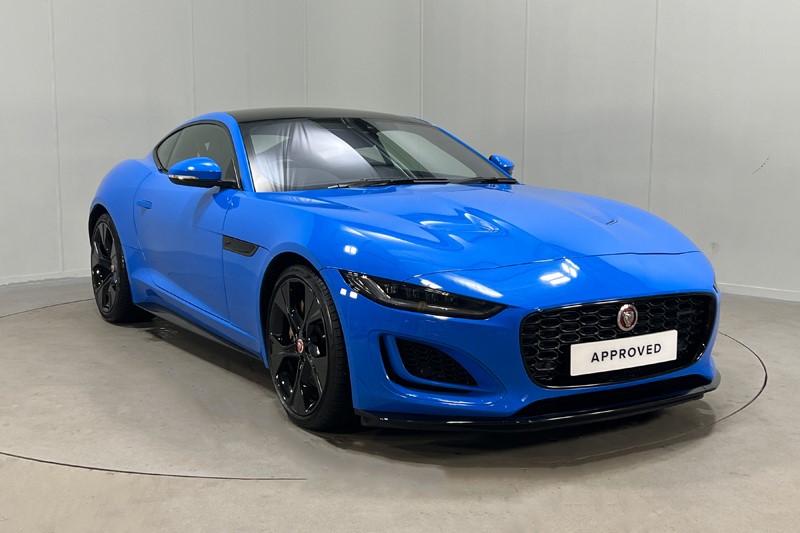 Used 2021 JAGUAR F-TYPE 2.0 P300 Reims Edition 2dr Auto Blue - £36990. ...