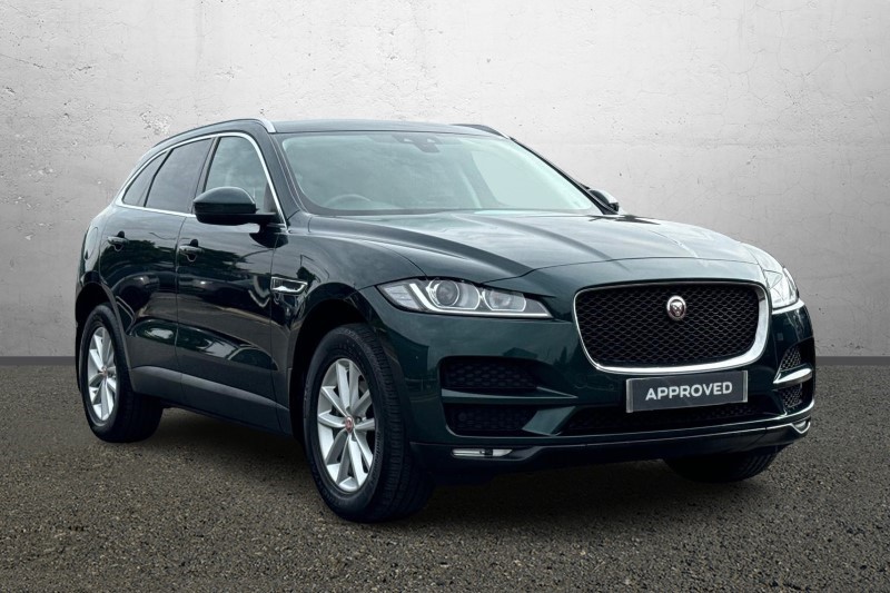 Used 2018 JAGUAR F-PACE 2.0d Prestige 5dr Auto Green - £20950.00 ...