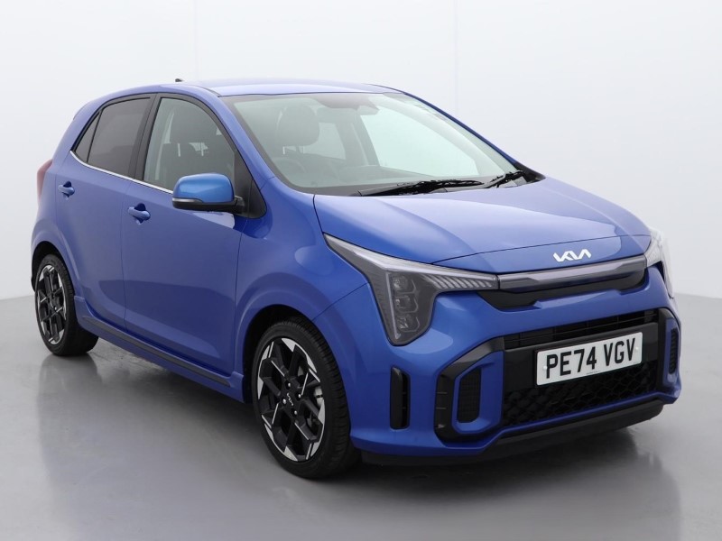 Used 2024 KIA PICANTO 1.0 GT-Line 5dr Premium paint - Azure blue - £ ...