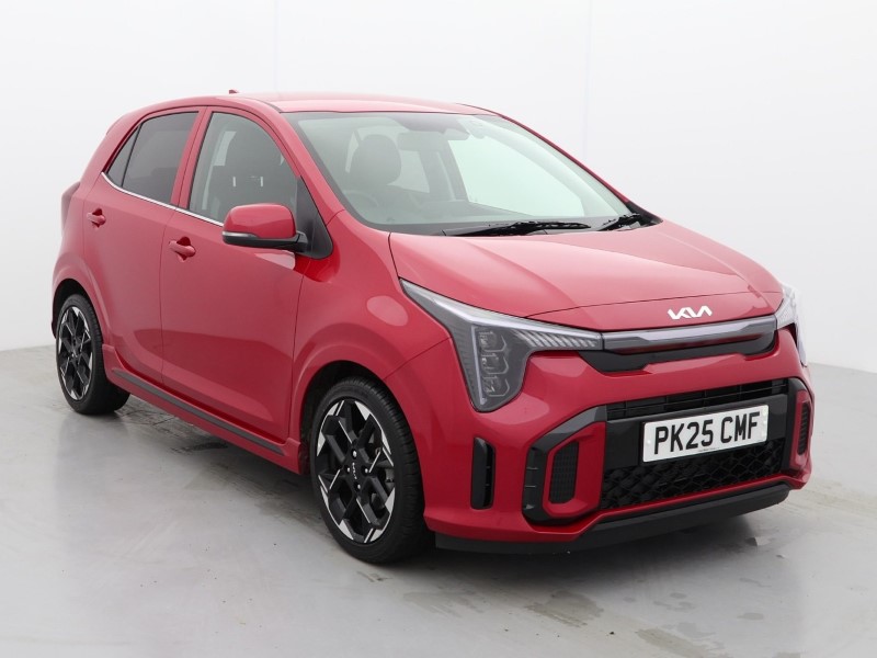 Used 2025 KIA PICANTO 1.0 GT-Line 5dr Metallic - Blaze red - £15995.00 ...