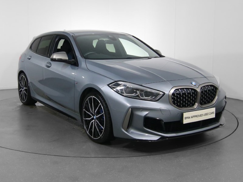 Used 2023 BMW 1 SERIES M135i xDrive 5dr Step Auto Skyscraper Grey ...