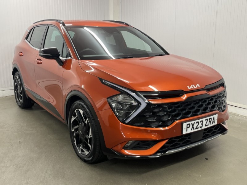 Used 2023 KIA SPORTAGE 1.6 CRDi 134 48V ISG GT-Line 5dr DCT Orange ...